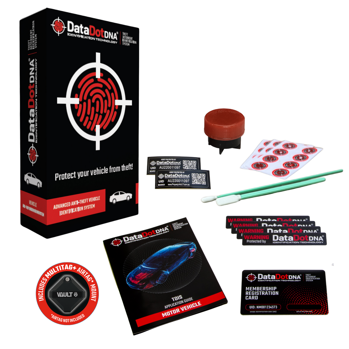 DATADOTDNA® VEHICLE - THEFT DETERENT IDENTIFICATION SYSTEM – PropertyVAULT